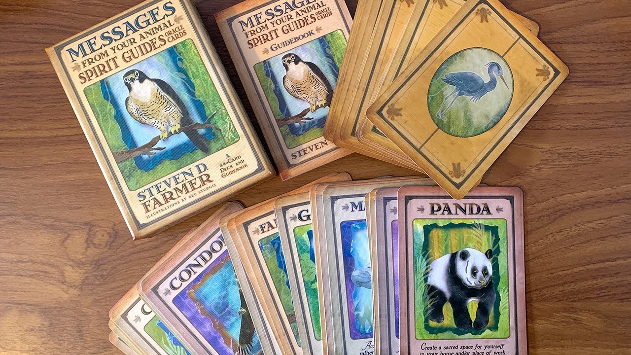 🐼🦄🐯 MESSAGES FROM YOUR SPIRIT ANIMAL GUIDES ORACLE CARDS REVIEW 🐼🦄🐯 ...