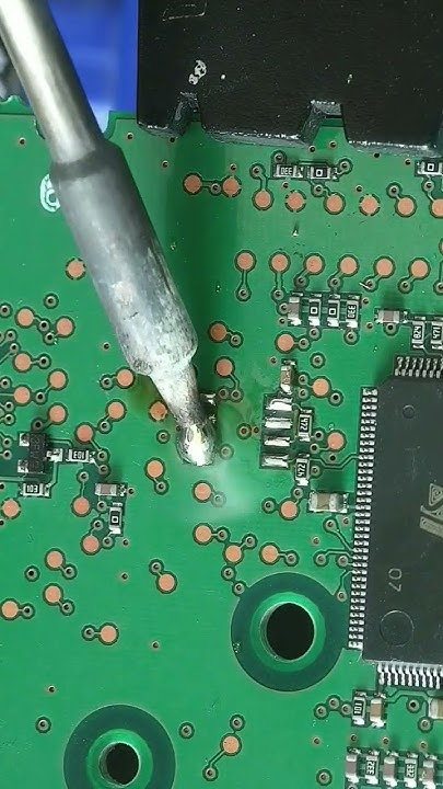 Replacing EEPROM #electronic #how #howto #smd #desoldering #soldering #video #solder #videos # ...