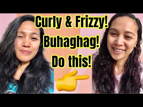 HOW I MANAGE MY CURLY HAIR | Buhaghag, Dry, Frizzy hair care! Curly ...