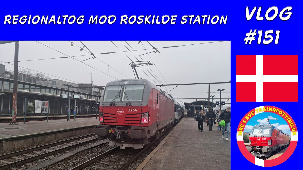 Regionaltog mod Roskilde station | Trip report | Vlog 151 - YouTube