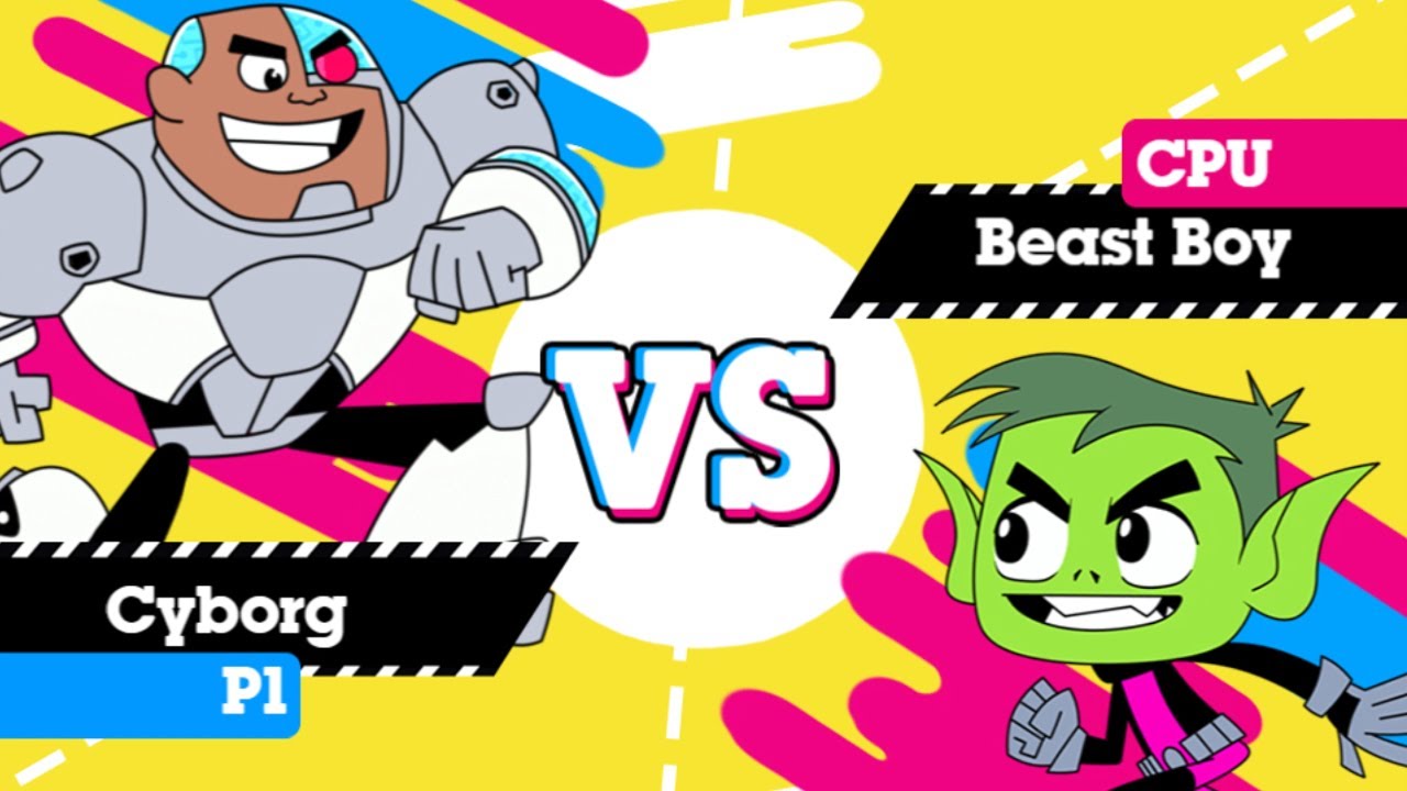 Teen Titans Go: Super Disc Duel 2 - Cyborg & Beast Boy Compete (CN ...