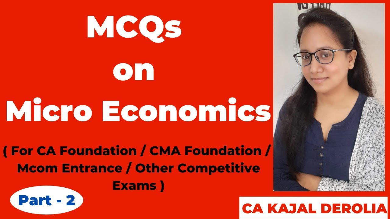 Micro Economic MCQ | Multiple Choice Questions with Answer| Detailed ...