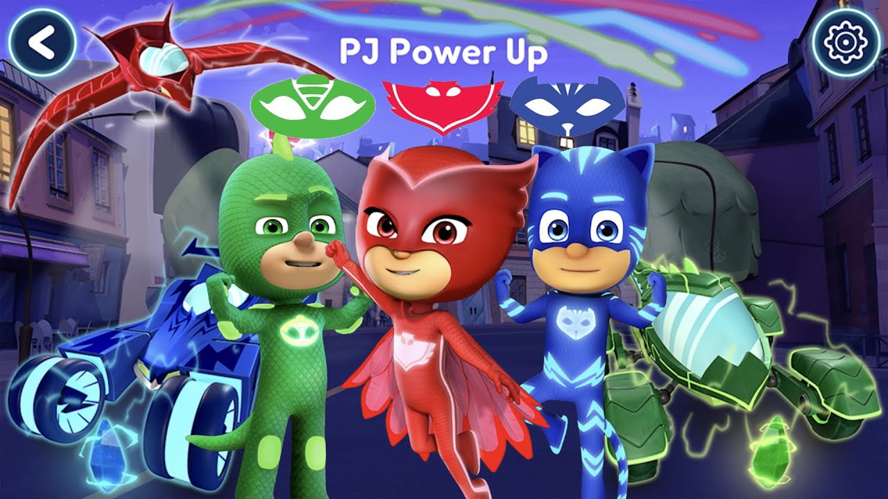 PJ Masks Hero Academy: Pj Masks Vehicles Power up - YouTube