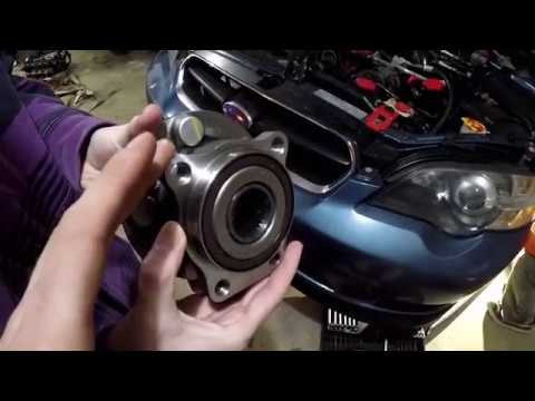 How to replace a bad wheel bearing on your Subaru. - YouTube