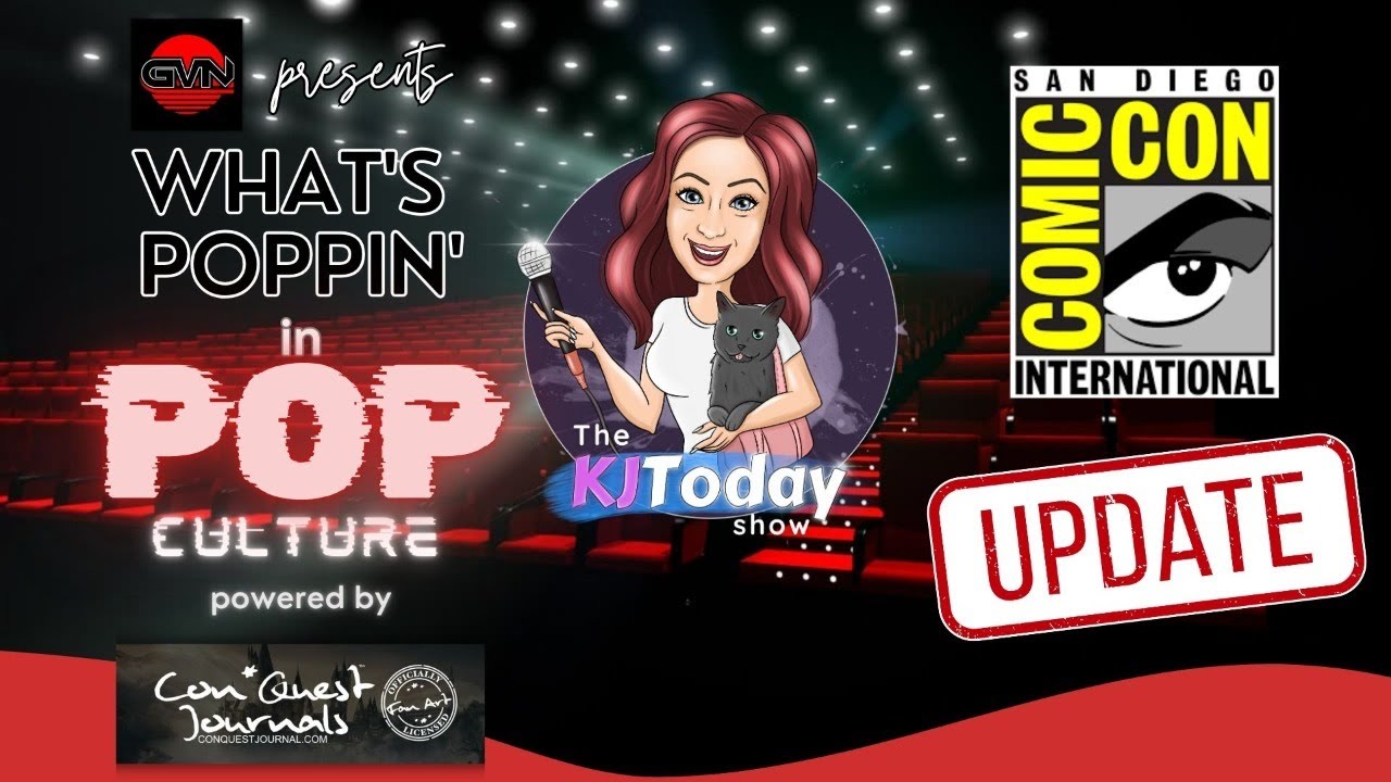 KJ TODAY: What's Poppin at San Diego Comic Con! - YouTube