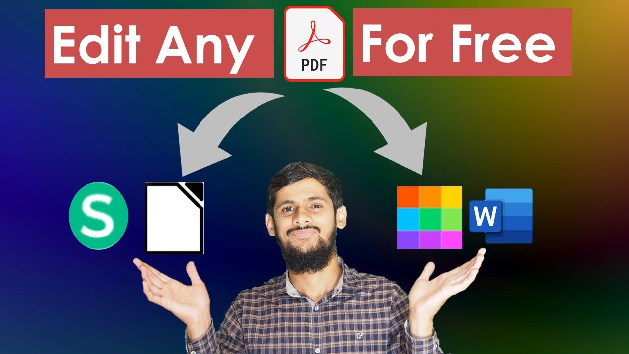 How to Edit PDF File Free and Easy - YouTube