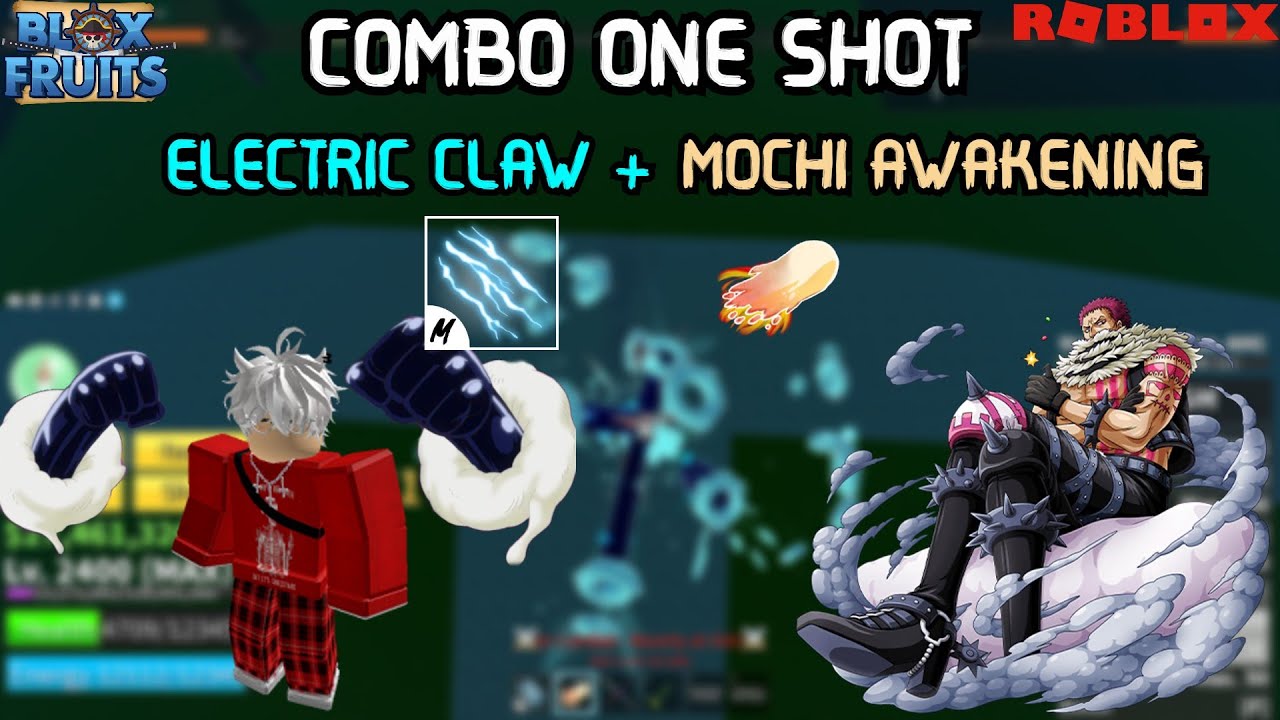ROBLOX | COMBO ONE SHOT MOCHI V2 VỚI ELECTRIC CLAW SĂN BOUNTY KHÁ ỔN ...