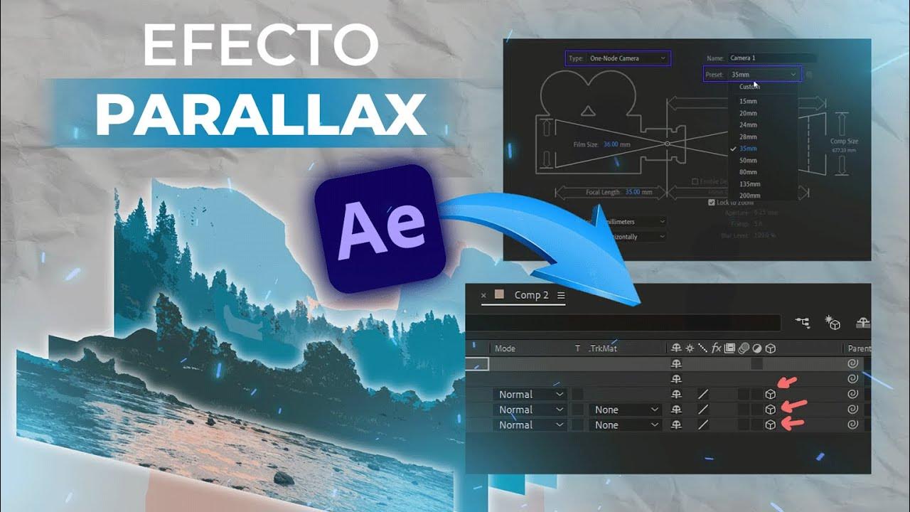 ¿Que es el EFECTO PARALLAX en AFTER EFFECTS? 😱 ¡¡EPIC-TUTORIAL BÁSICO ...