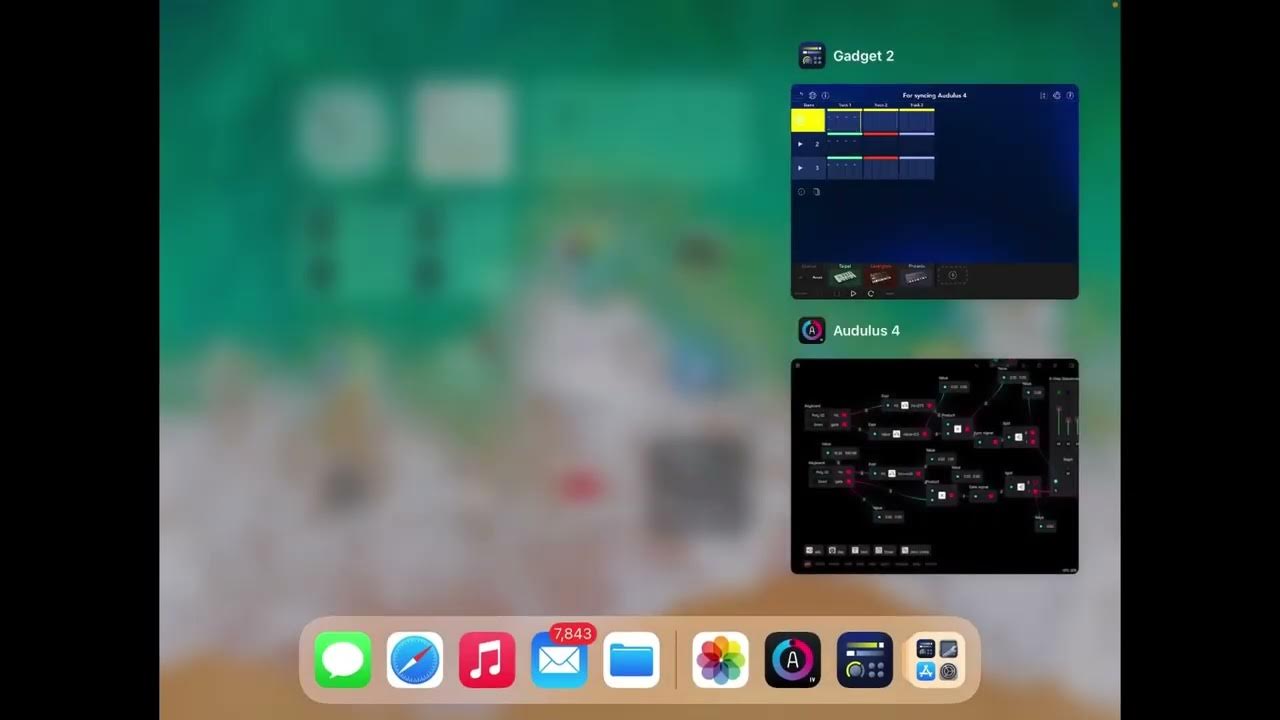Audulus 4 synced to DAW - YouTube