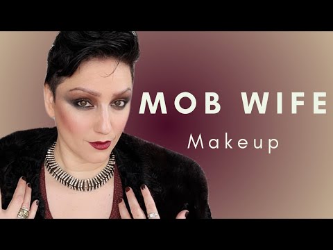 MOB WIFE MAKEUP TREND | The BOSS Make-up! - YouTube
