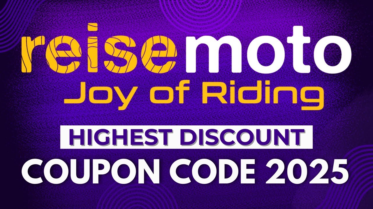 Reise Moto Coupon Code💥Reise Moto Promo Code💥Reise Moto Discount Code ...
