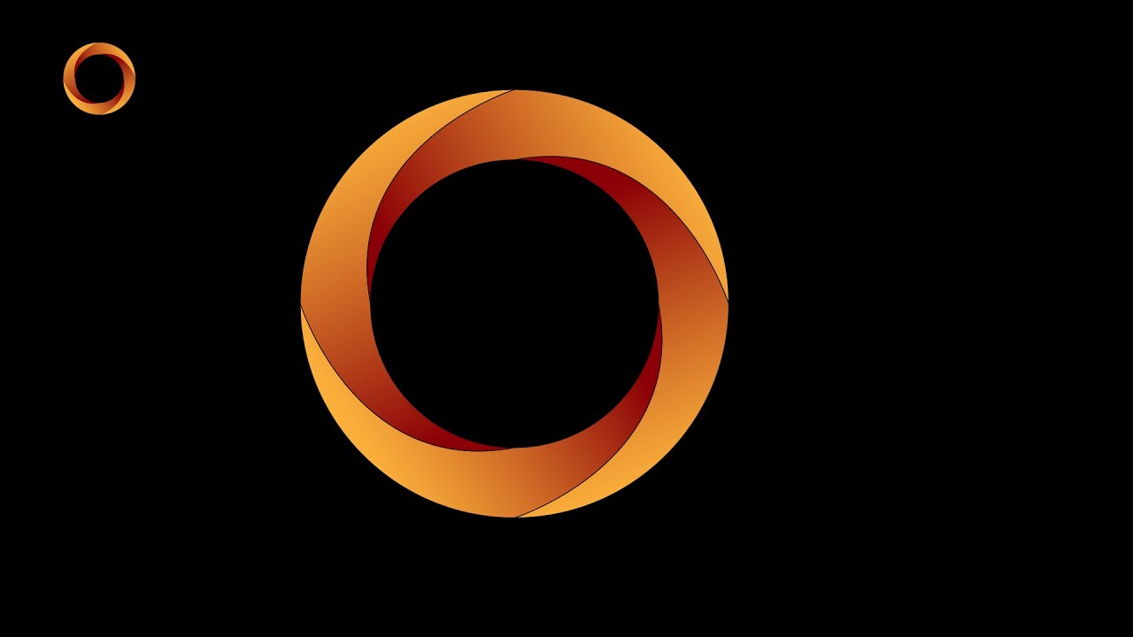 create a gradient logo/gradient logo/adobe illustrator tutorial/learn ...