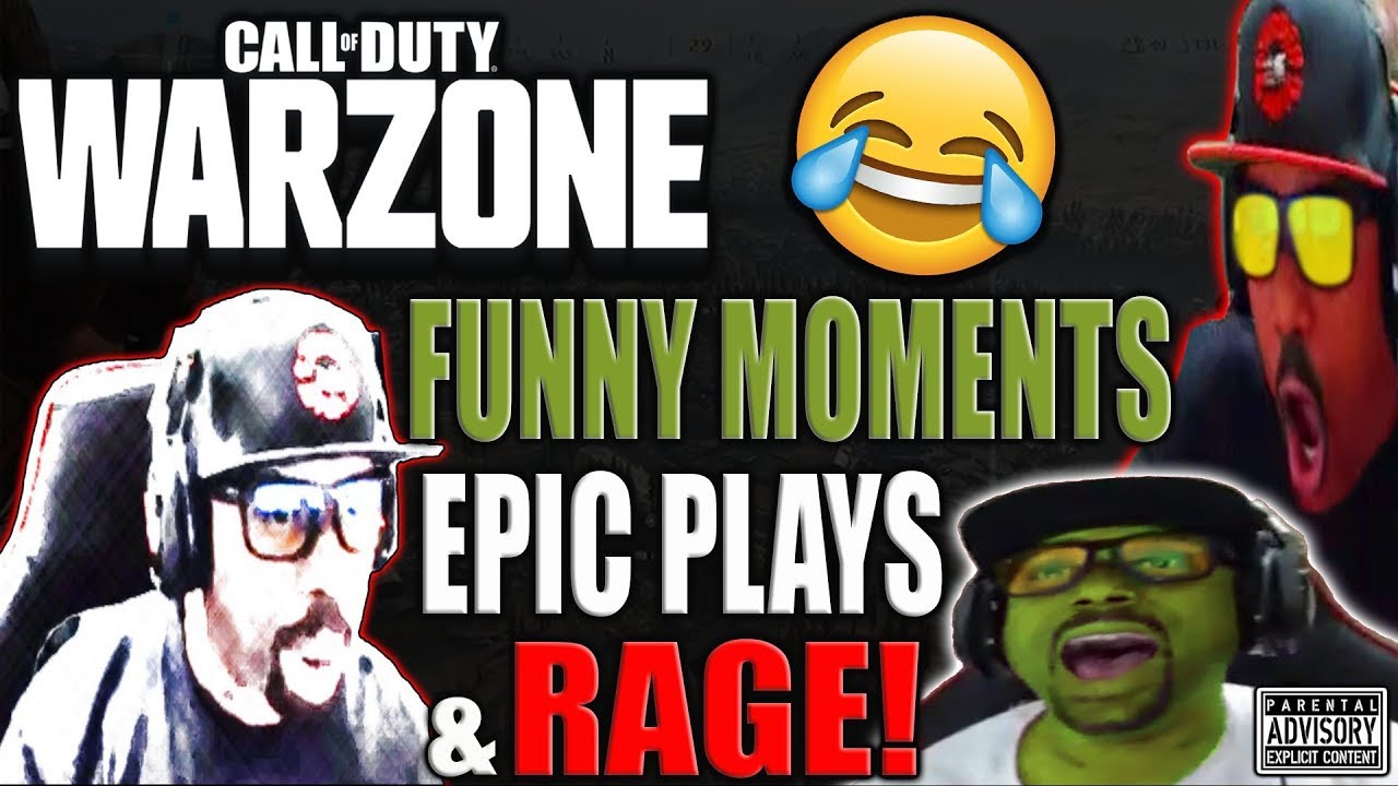 BEST CoD WARZONE Funny Moments, RAGE Moments & EPIC Moments!! 😂 ...