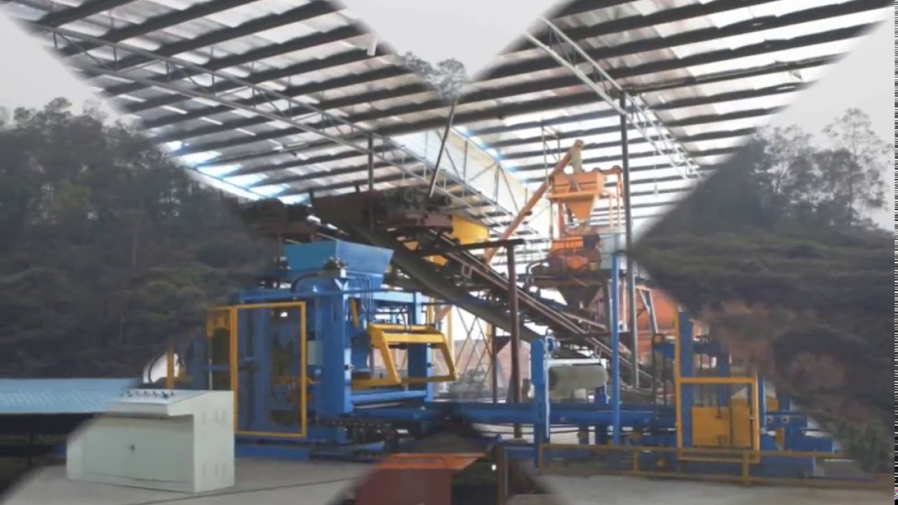 RTS9C Multi-function Stationary Concrete Block Making Machine - YouTube