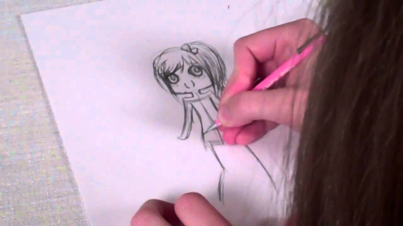 How to draw a Chibi with Guidelines - Sketching - PaigeeDraw - YouTube