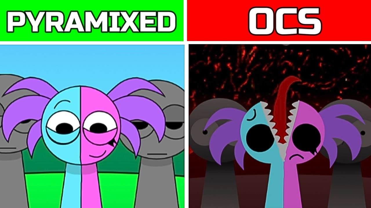 Incredibox Sprunki - Pyramixed But OCS - Normal VS Horror - YouTube