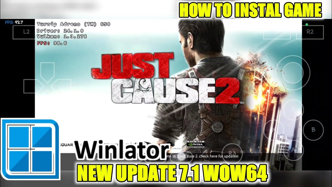 How To Instal Games On WINLATOR 7.1 - Just Cause 2 - YouTube