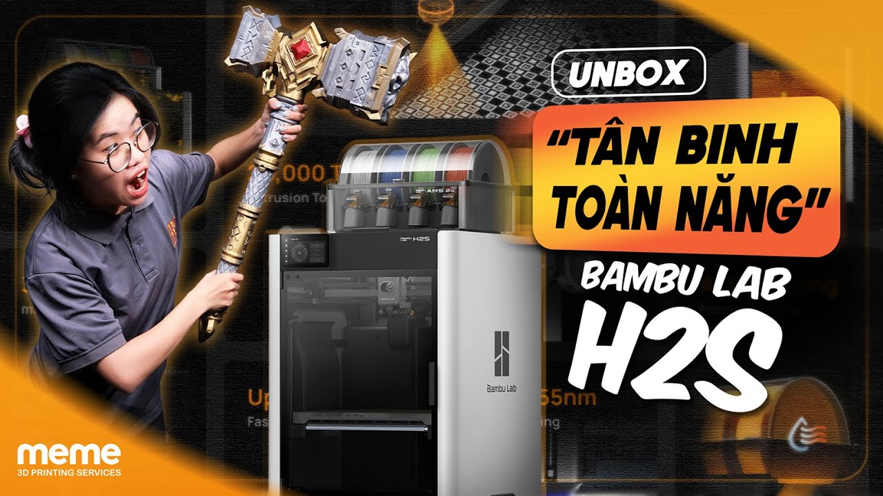 Bambu Lab H2S - "Tân binh toàn năng" gây sốt cộng đồng in 3D có gì ...