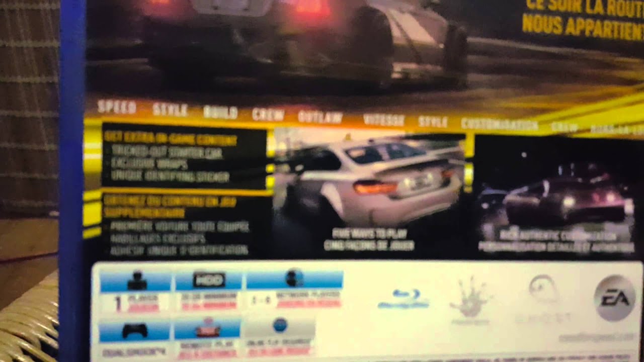 Unboxing Need For Speed 2015 Deluxe Edition PS4 - YouTube