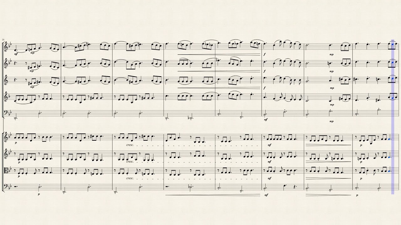 "Allegro Con Fuoco" from "Lieder ohne Worte" (Op. 62 No. 2) for Winds ...