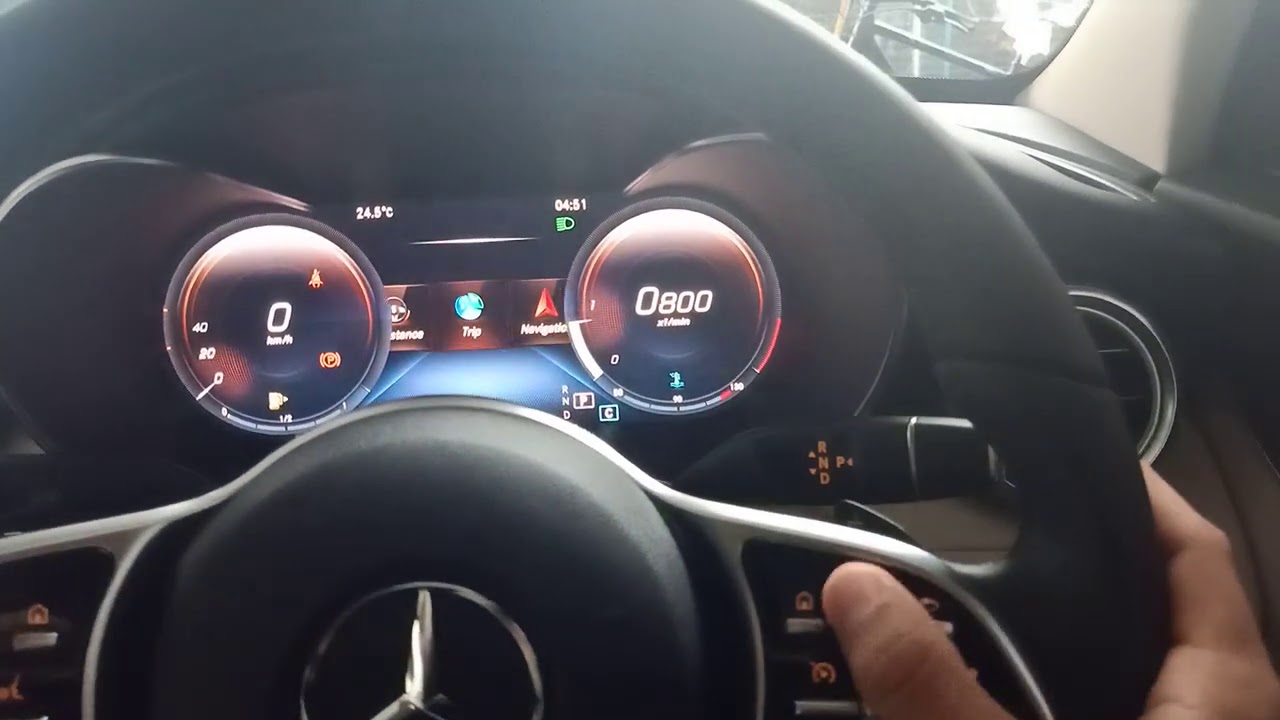 How to change the style/Mode of the digital dashboard in Mercedes Benz ...