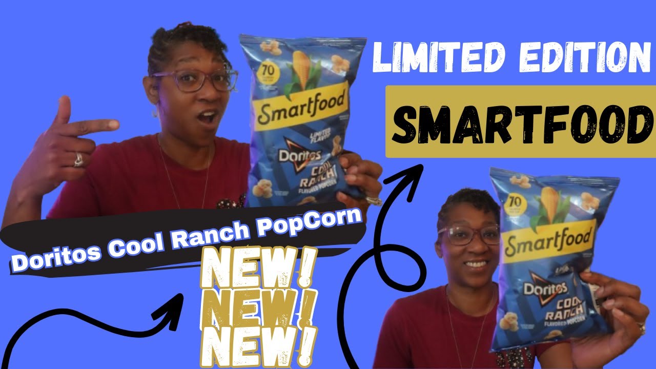 Limited Edition: New Cool Ranch Doritos Smartfood Popcorn - YouTube