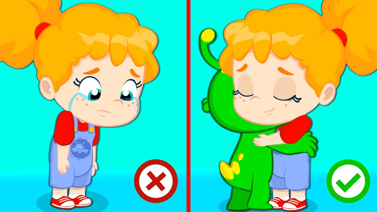 Why Phoebe is sad? | Learning the emotions for Kids | Groovy the ...