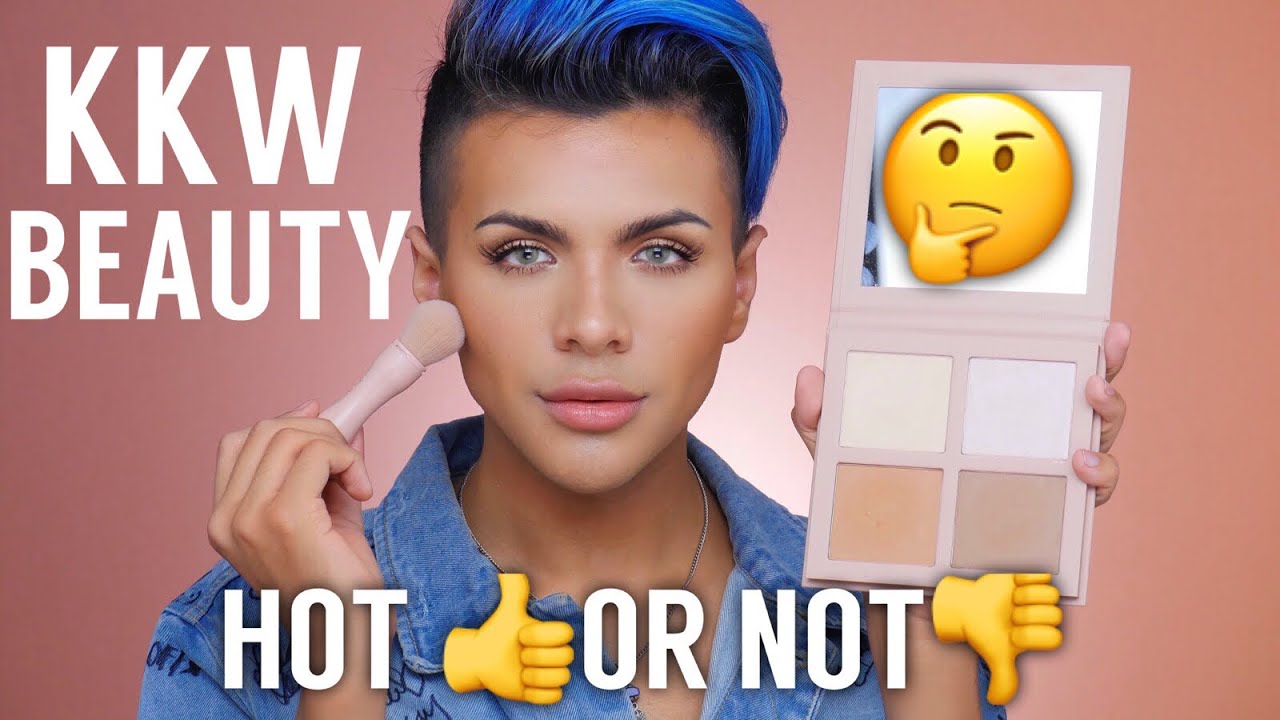 KKW Beauty Powder Contour & Highlight First Impressions & Swatches ...