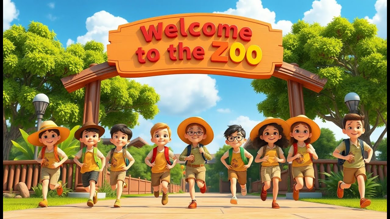 Let's Go to The Zoo| | FunKids Songs|Nursery Rhymes|Kids AnimalSong ...