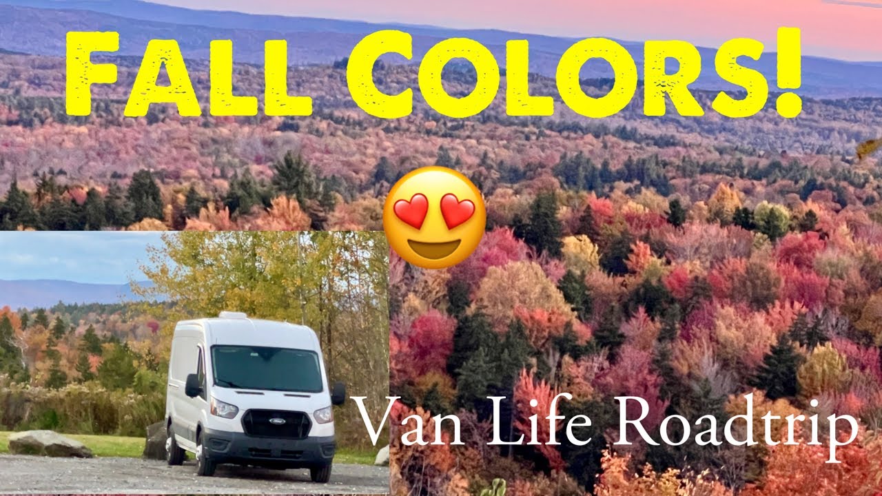 Autumn Foliage Roadtrip | Van Life in New England - YouTube