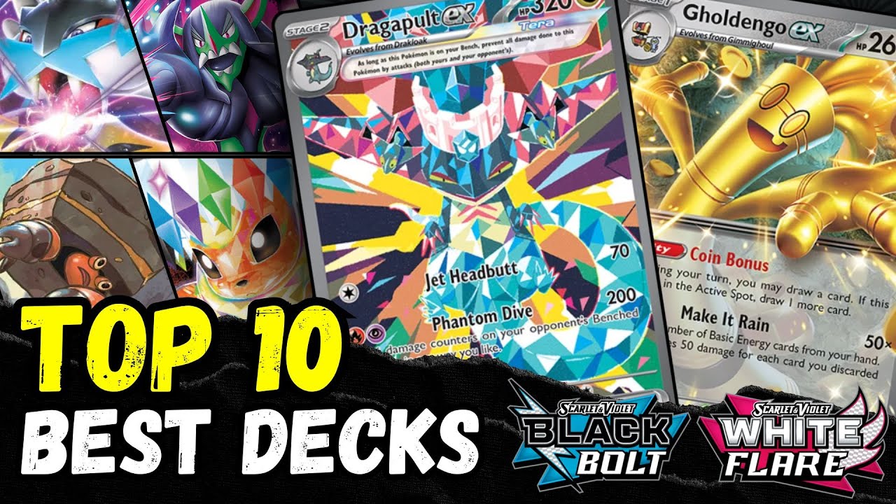 Top 10 Best Pokemon TCG Decks with Decklists | August 2025 - YouTube