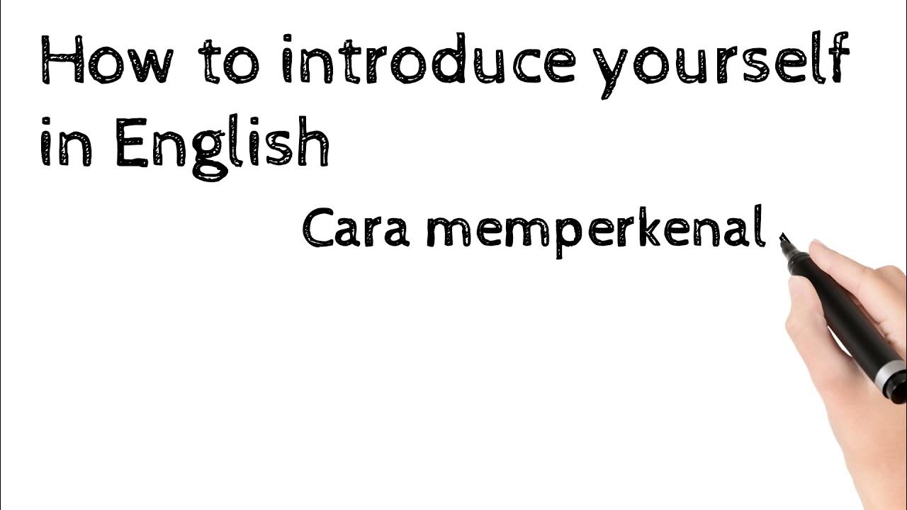 Introduction In English YouTube introduction-in-english-youtube