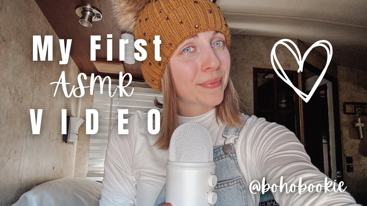 MY FIRST ASMR VIDEO 🖤 (WHISPER RAMBLE) - YouTube