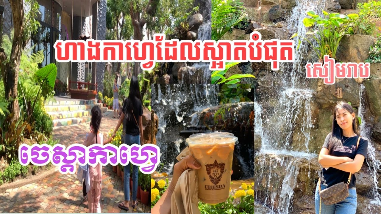 ហាងកាហ្វេចេស្តាជាហាងដ៏ធំហើយមានទេសភាពស្អាតបំផុតប្រចាំខេត្តសៀមរាប Chesda ...
