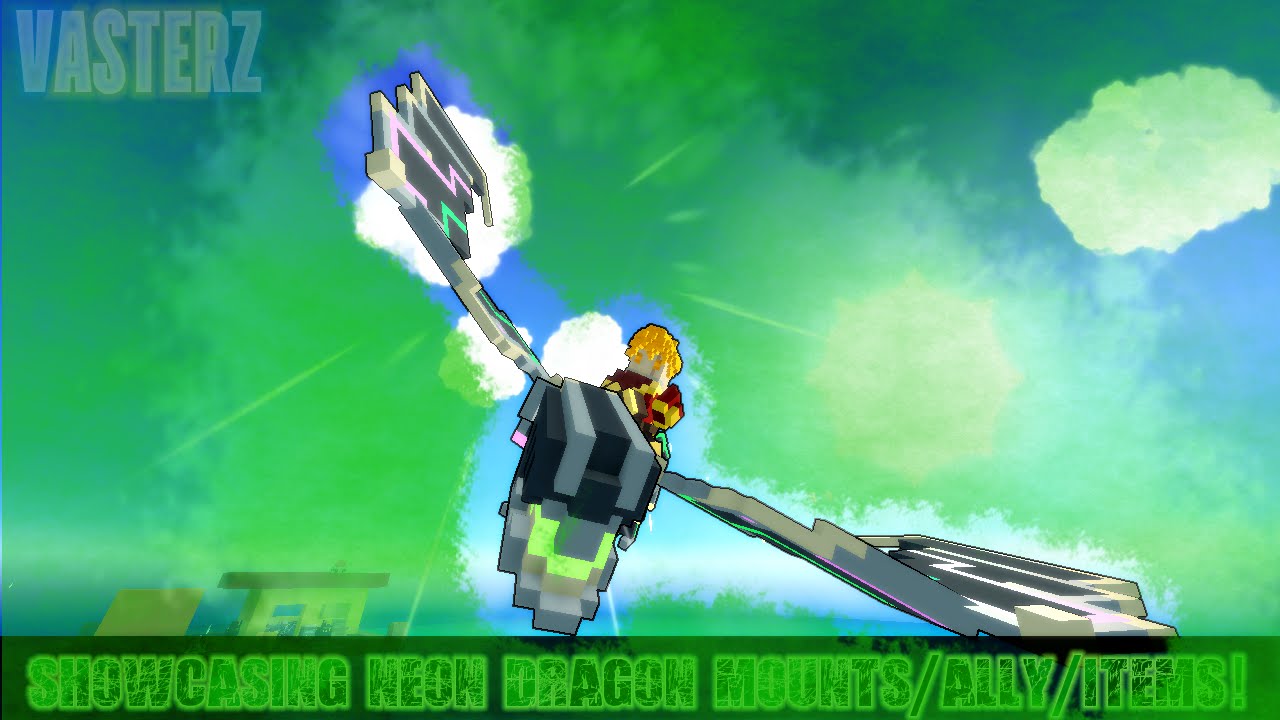 Trove - "Showcasing all the Neon Cache items like ally, mounts, and ...