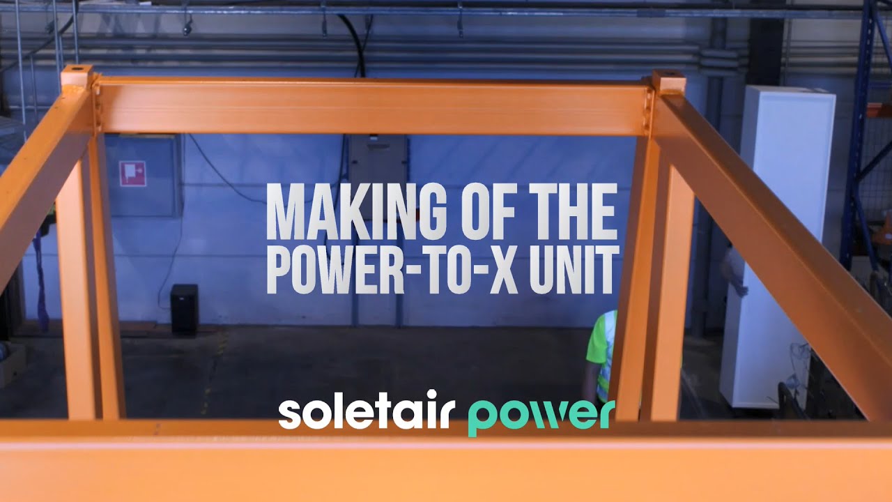 Making of the Soletair Power Power-to-X carbon capture unit — Timelapse ...