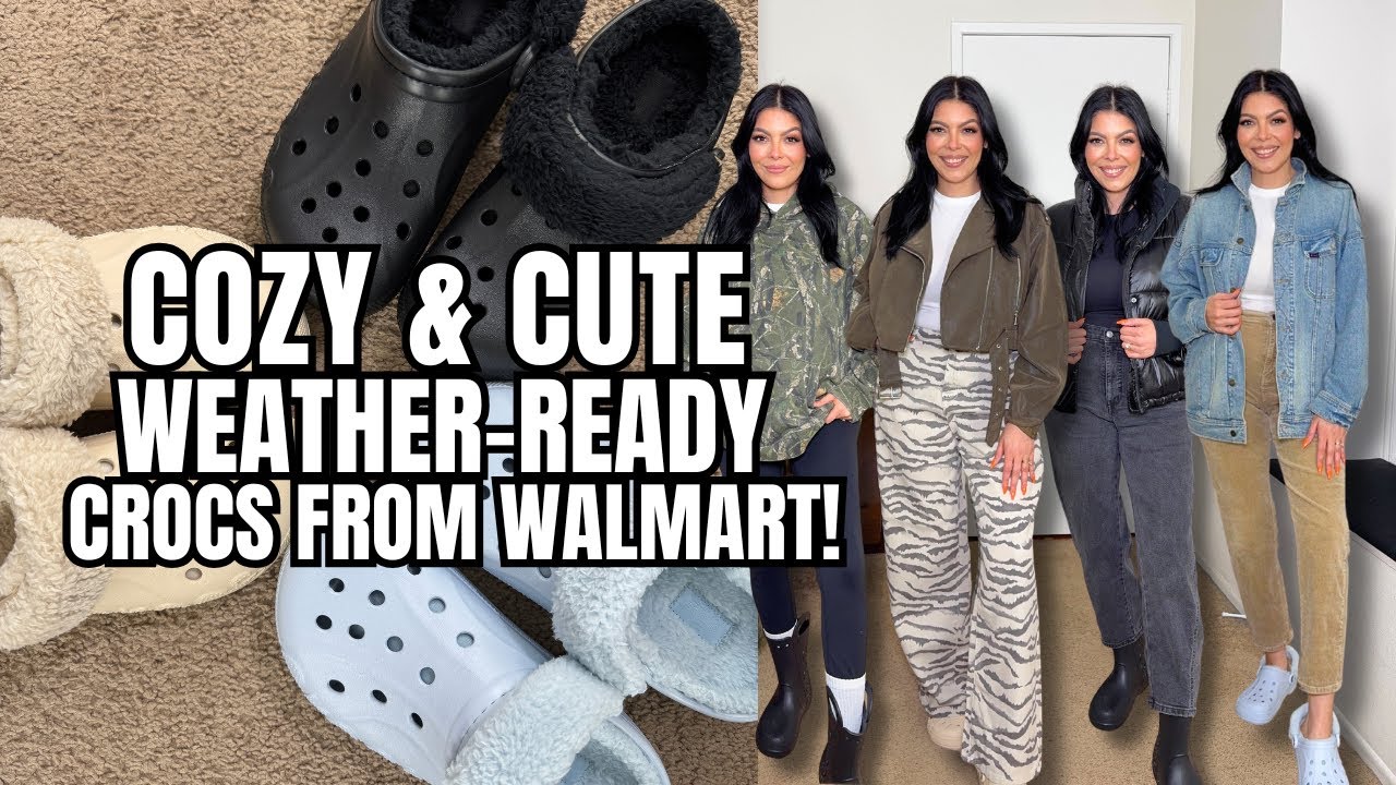 Cozy, Cute & Weather-Ready | My Favorite Crocs from Walmart! - YouTube