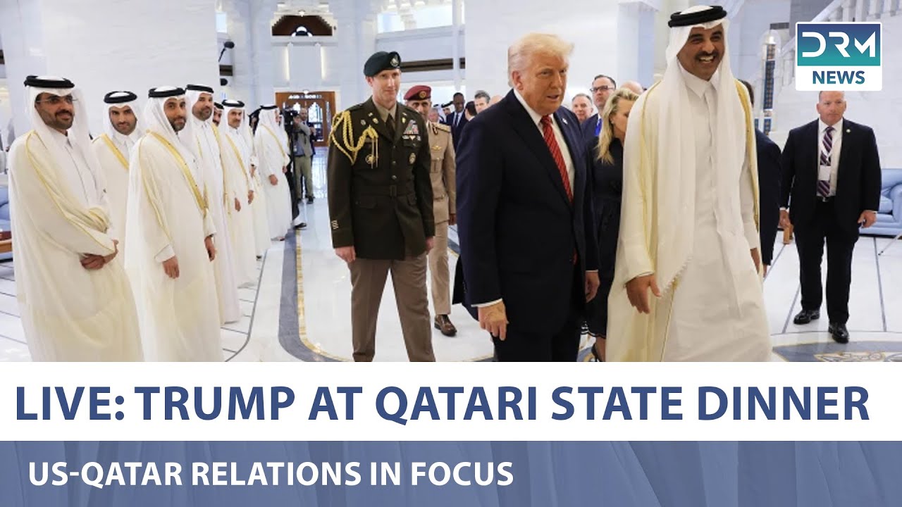 LIVE NOW: President Trump Honored at Qatar State Dinner | AC14 - YouTube