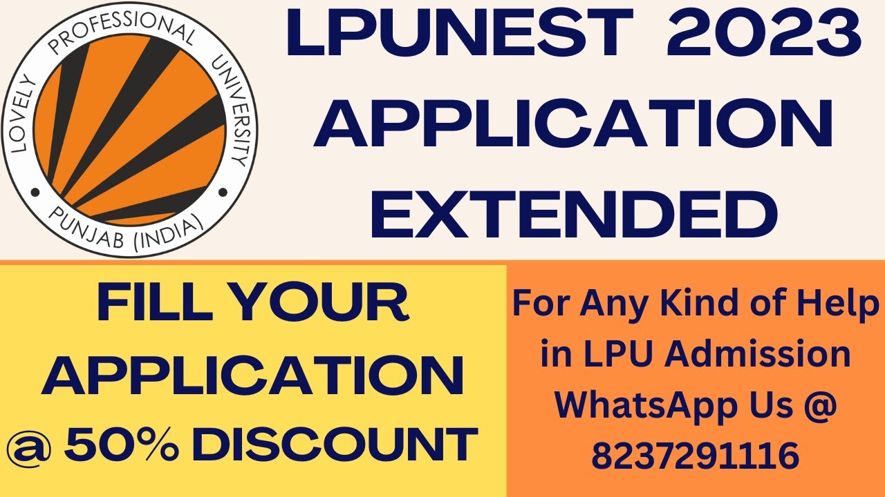 LPUNEST Form Filling 2023 On Mobile - LPUNEST Application 2023 ...