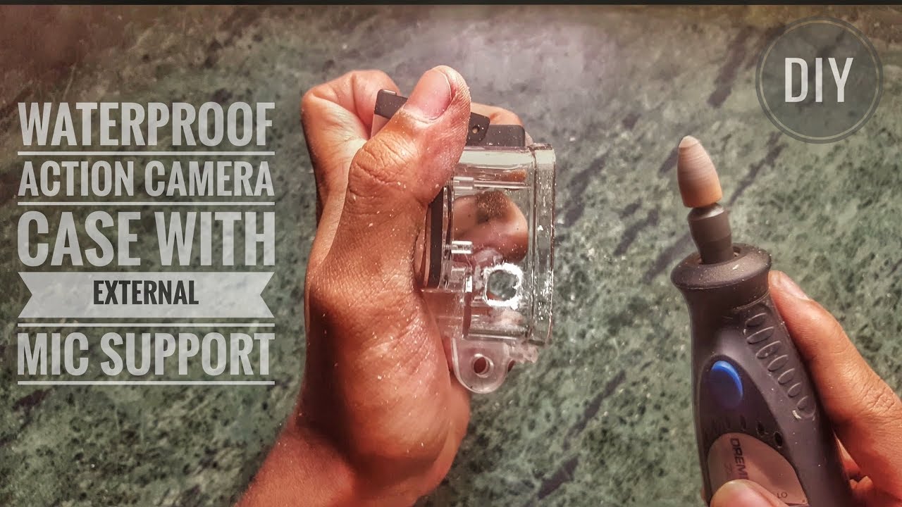 External mic mod for action camera case - YouTube