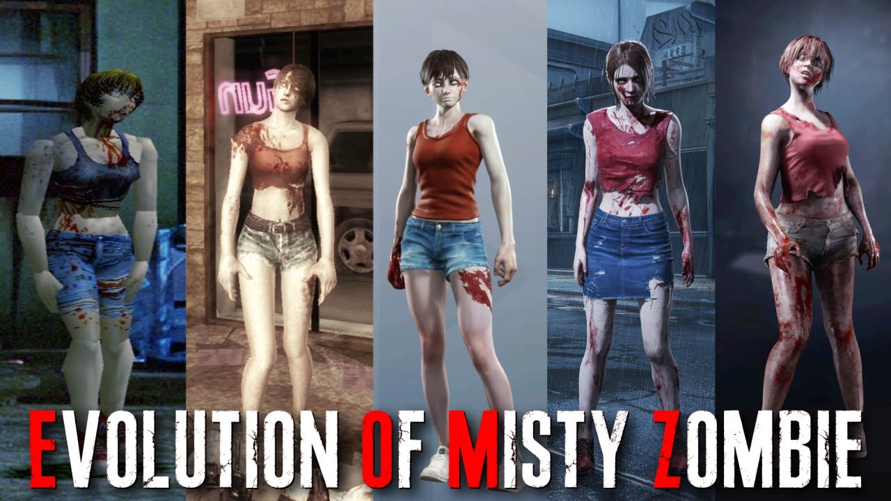Evolution of Misty (Samantha Chambers) in Resident Evil - (1998 - 2020 ...