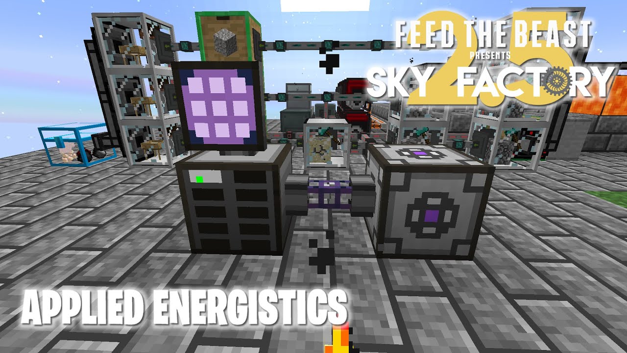 MINECRAFT MODS - FTB Sky Factory 2.5 - Parte 6 - Applied Energistics ...