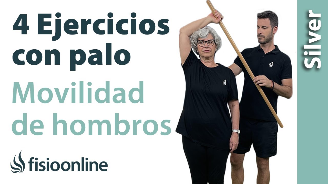 4️⃣ EJERCICIOS para la MOVILIDAD de HOMBROS con un PALO para adultos ...