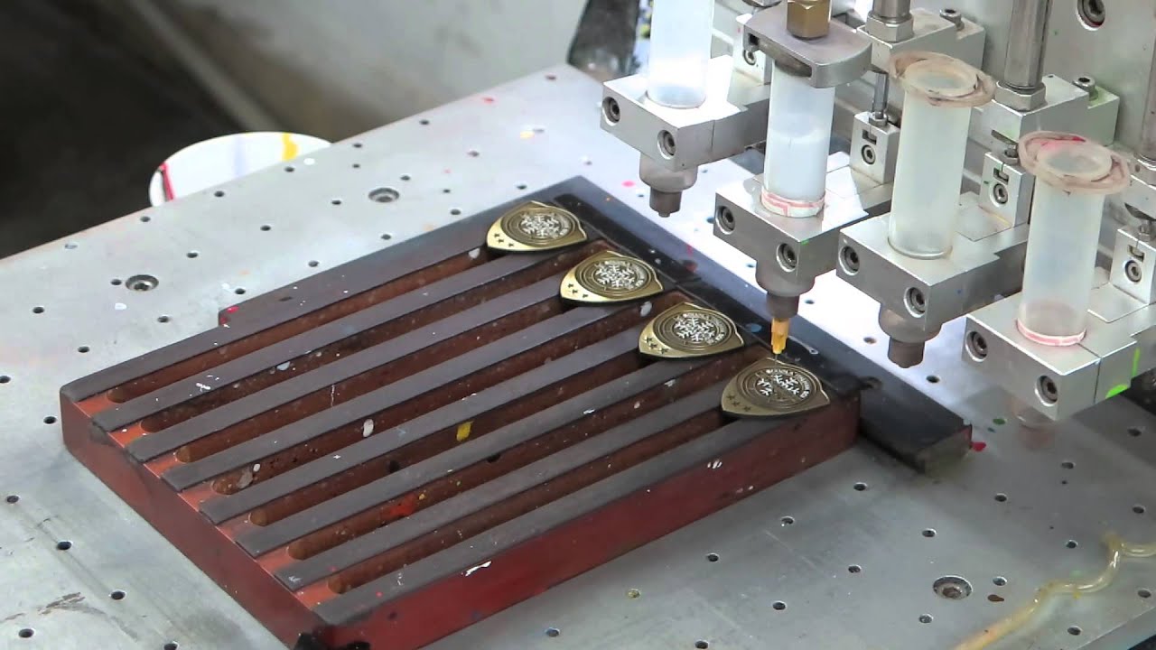 Automatic Coloring Machine -1 - YouTube