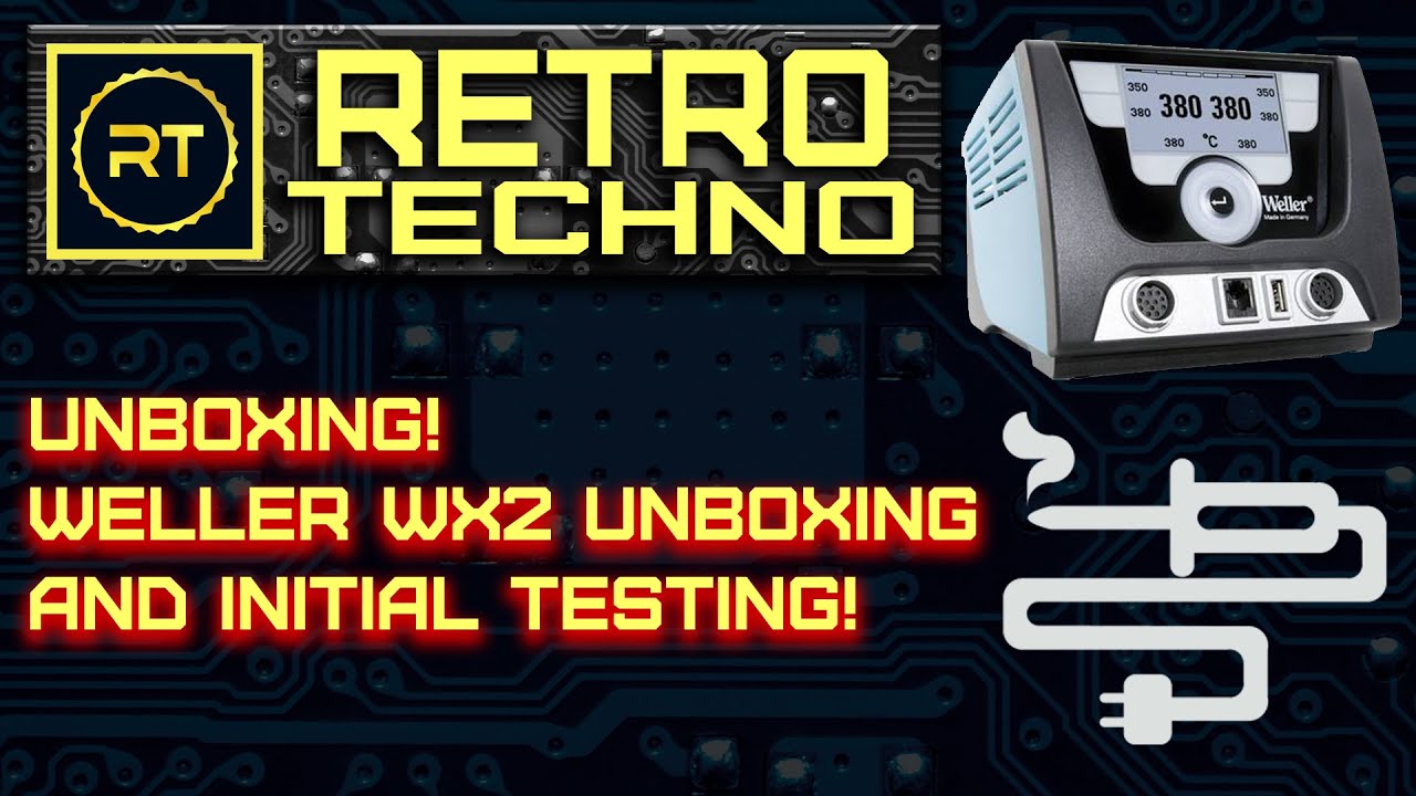 Weller WX2 Micro Soldering Station Unboxing! - YouTube