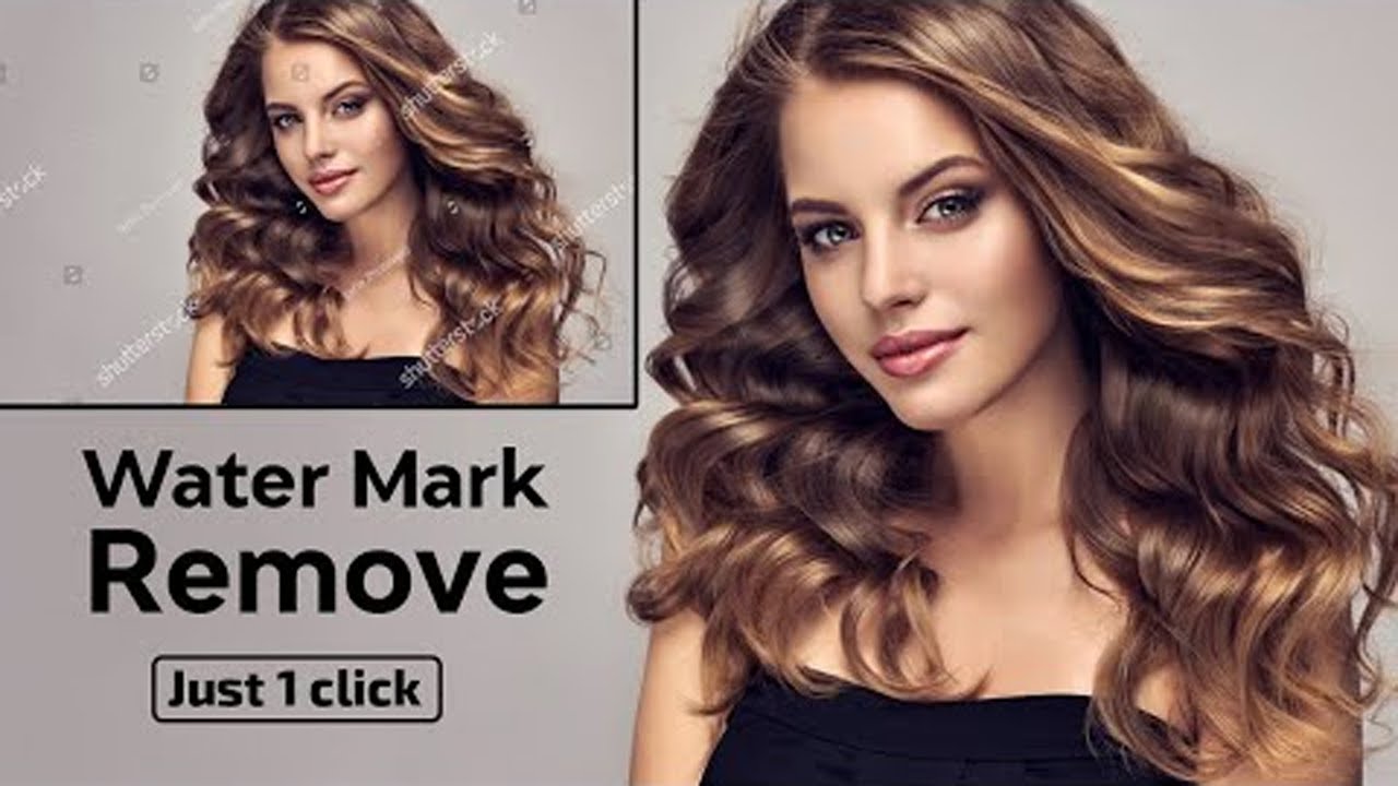 How To Remove Water Mark In Photoshop | Easy Way to Remove Watermark ...