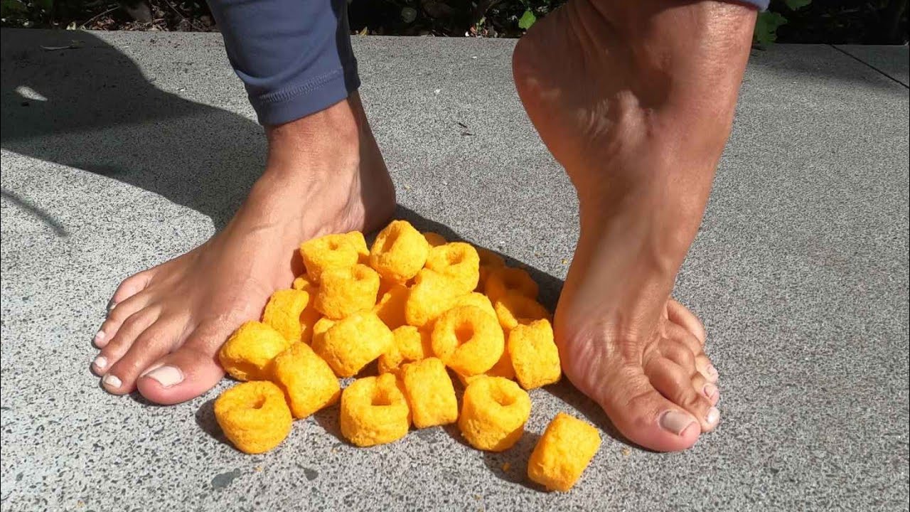 (OF) Cheese Chip Crush under Sweet Feet - YouTube