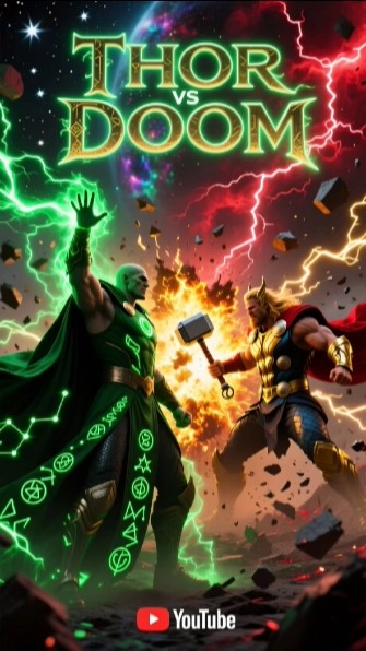 Doctor Doom vs Thor | Who is More Powerful? #marvel #3danimation #thor ...