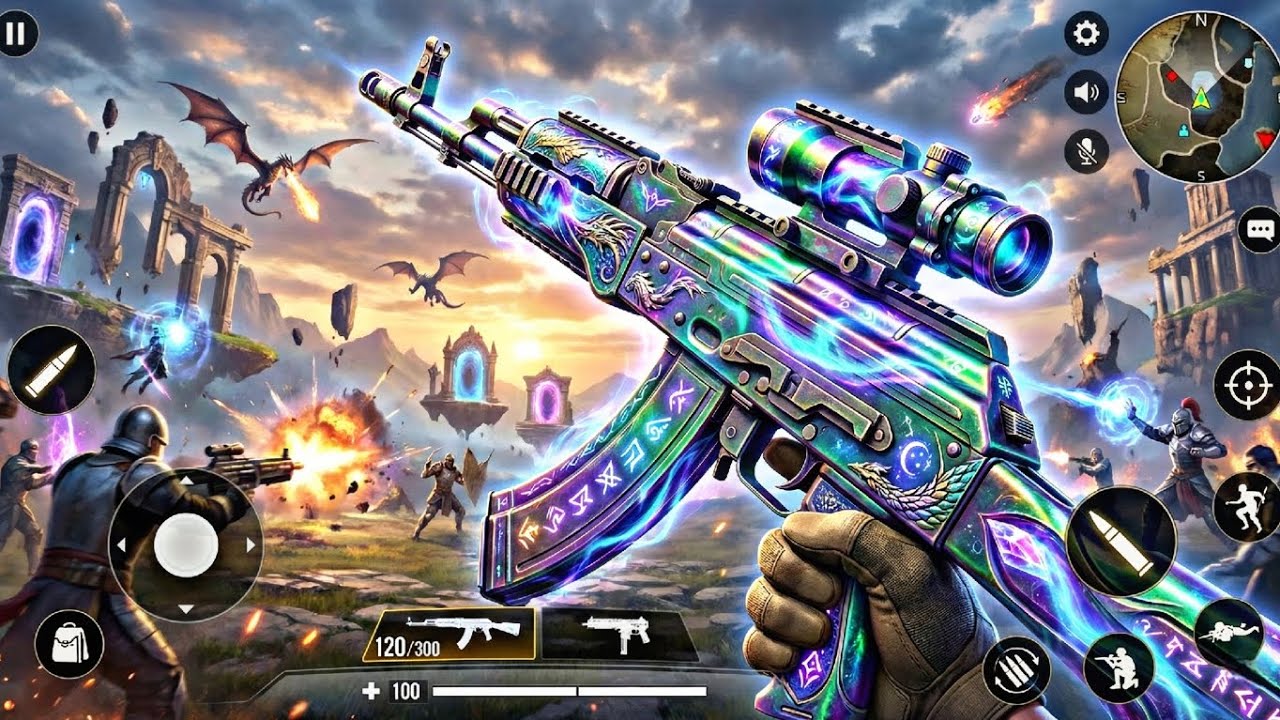 Modern gun war – Terrerist Encounter critical FPS gun strike – Bandook ...