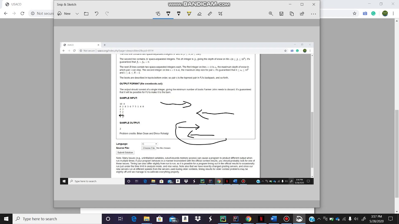 USACO Silver 2018 | Snow Boots Solution | Using Dynamic Programming! - YouTube